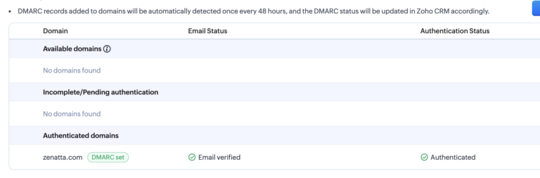 How To Configure DMARC for Zoho CRM - Zenatta Consulting